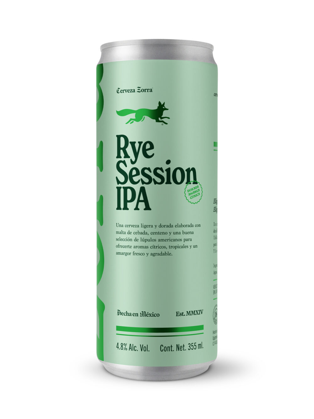 12 pack Rye Session IPA – Cerveza Zorra