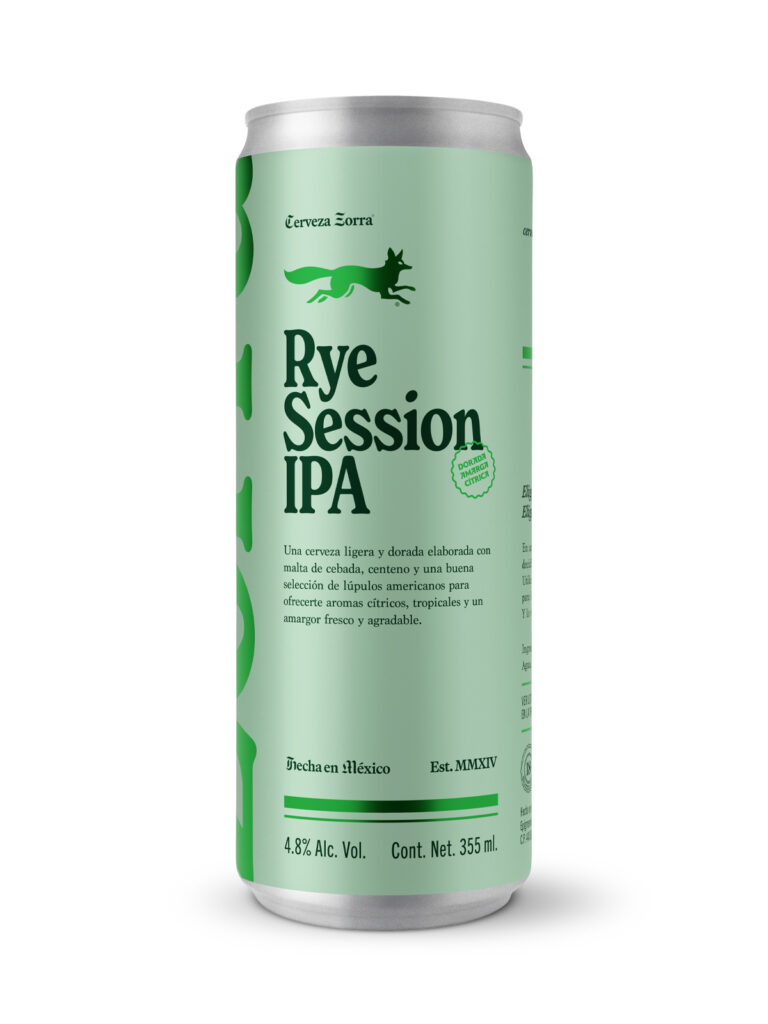 12 pack Rye Session IPA – Cerveza Zorra